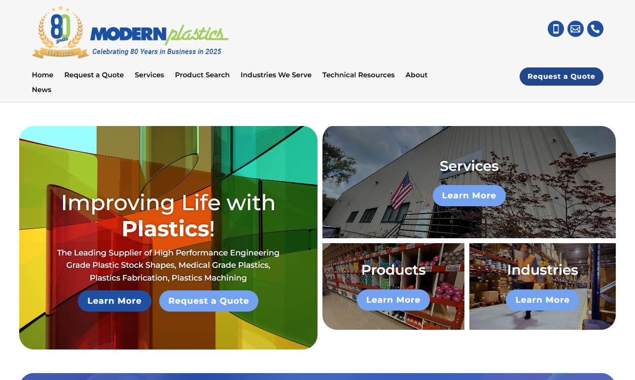 Modern Plastics, Inc. | Plastic Materials